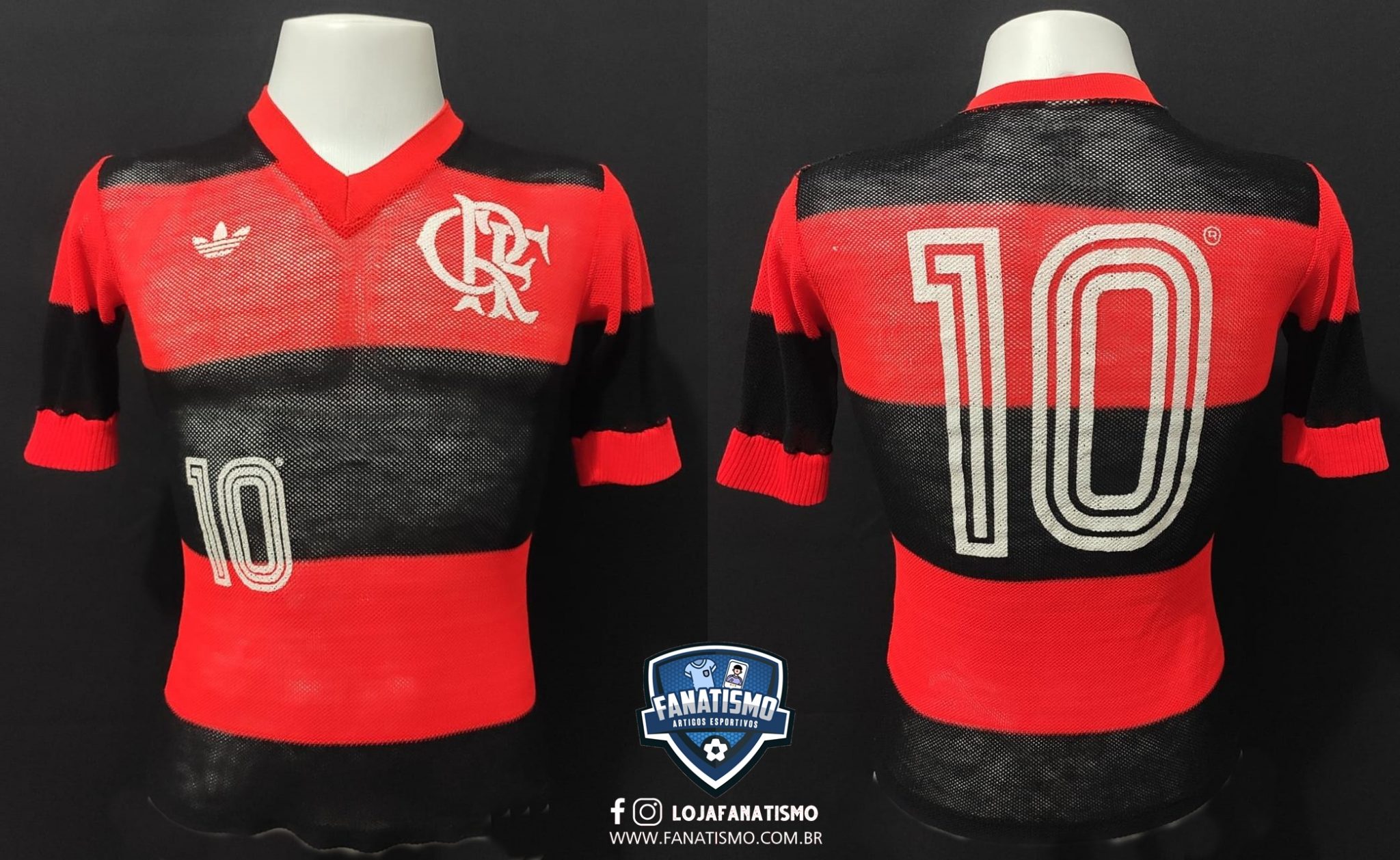 Camisa do Flamengo Oficial I Adidas 1981 #10 P - Fanatismo
