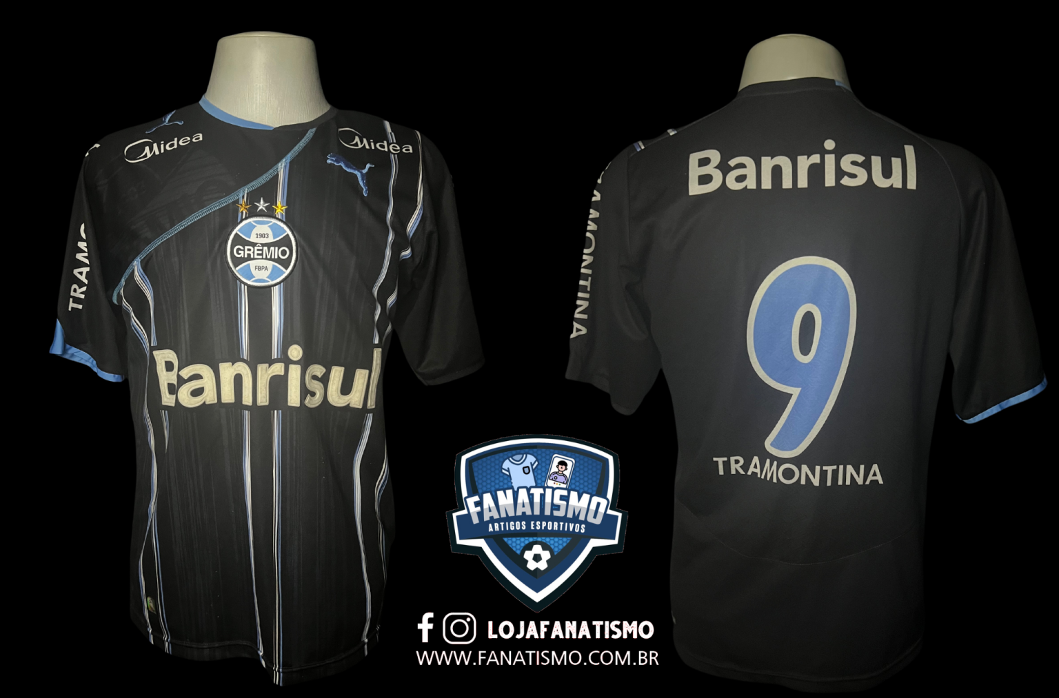 Camisa do Grêmio Oficial III Puma 2010 #9 M - Fanatismo